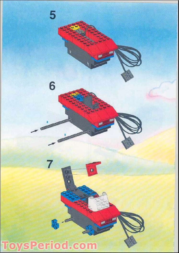 LEGO 4223 Challenger Set 400 with Motor Instructions and Parts List