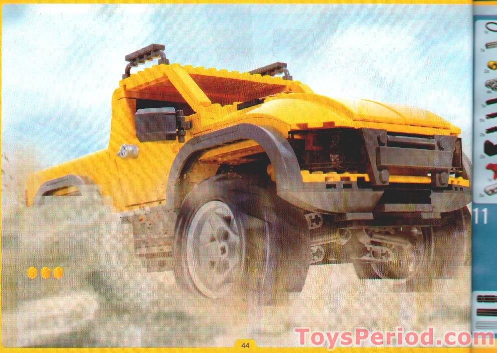 LEGO 4404 Land Busters Instructions and Parts List