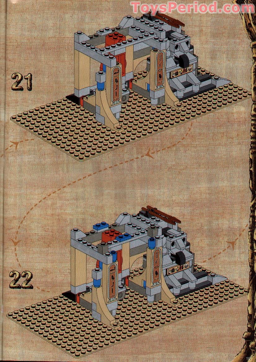 LEGO 5958 Mummy's Tomb Instructions and Parts List