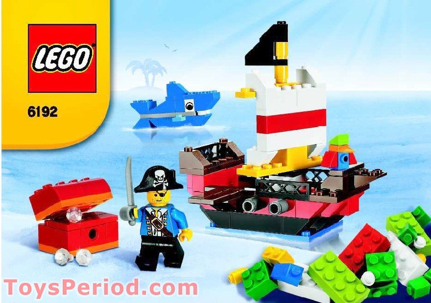 LEGO 6192 Pirate Building Set Instructions and Parts List