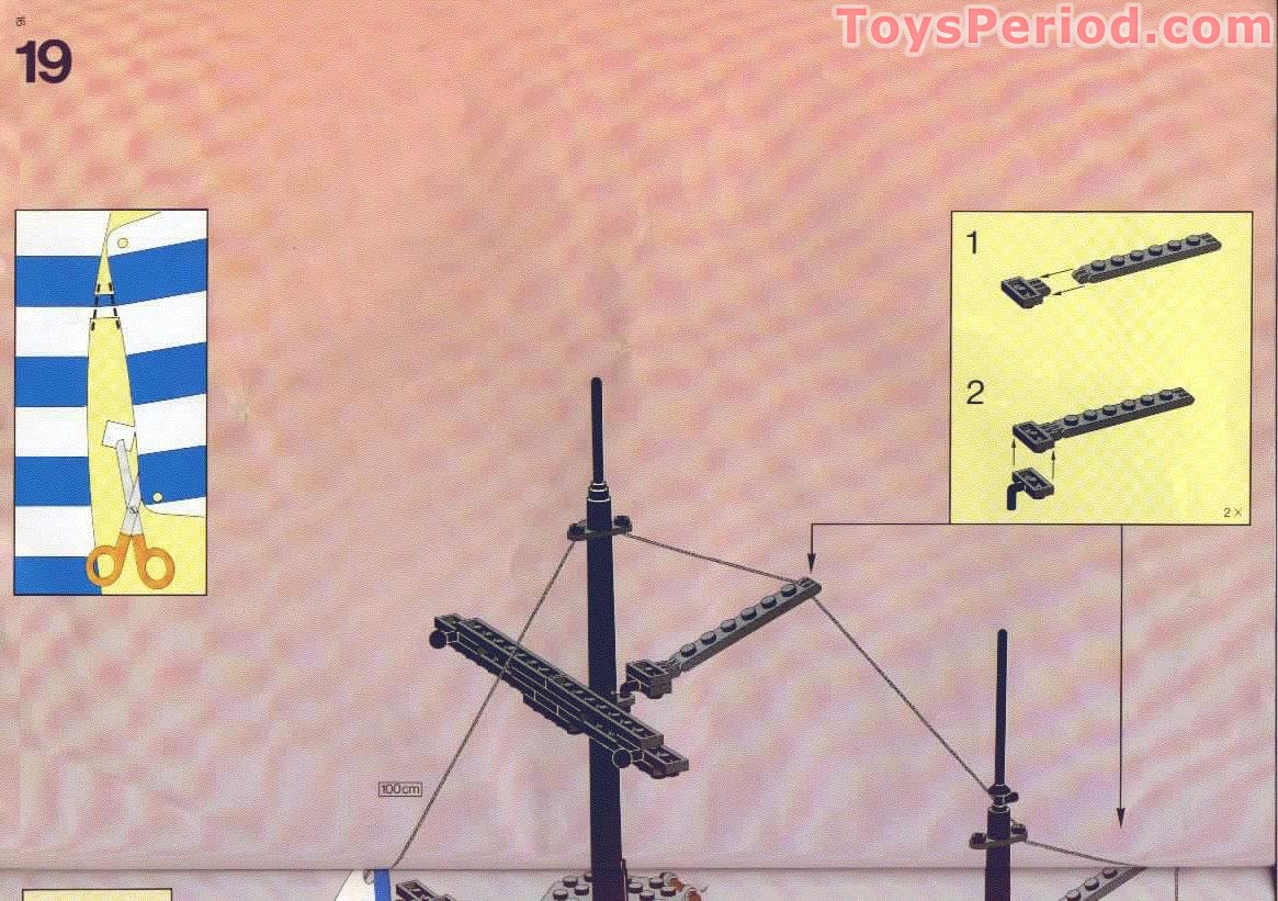 LEGO 6274 Caribbean Clipper Instructions and Parts List