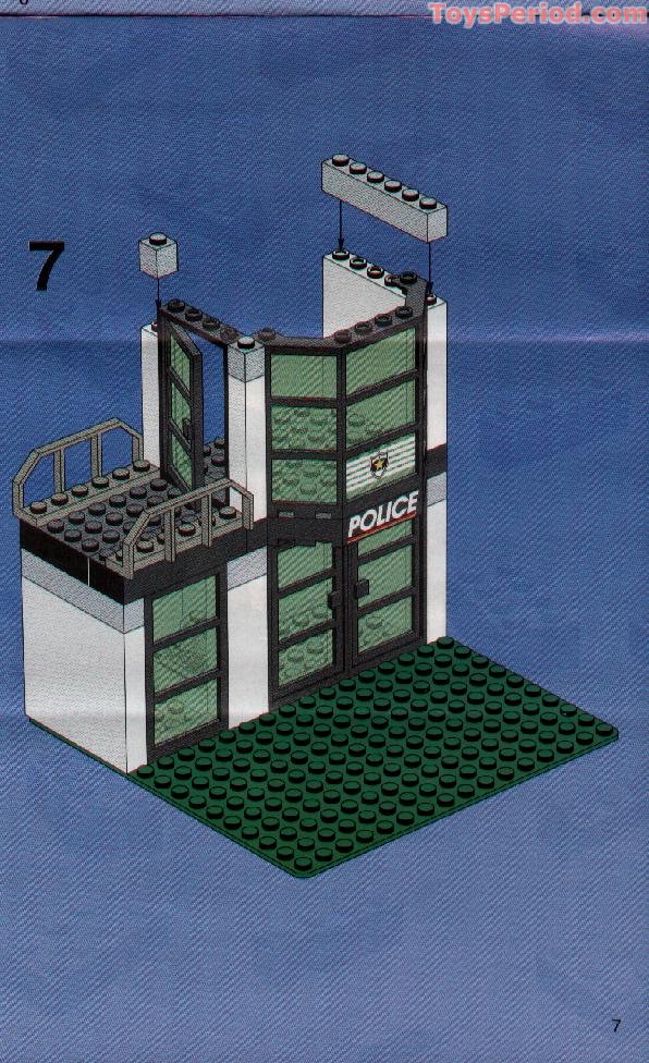LEGO 6332 Command Post Central Instructions and Parts List