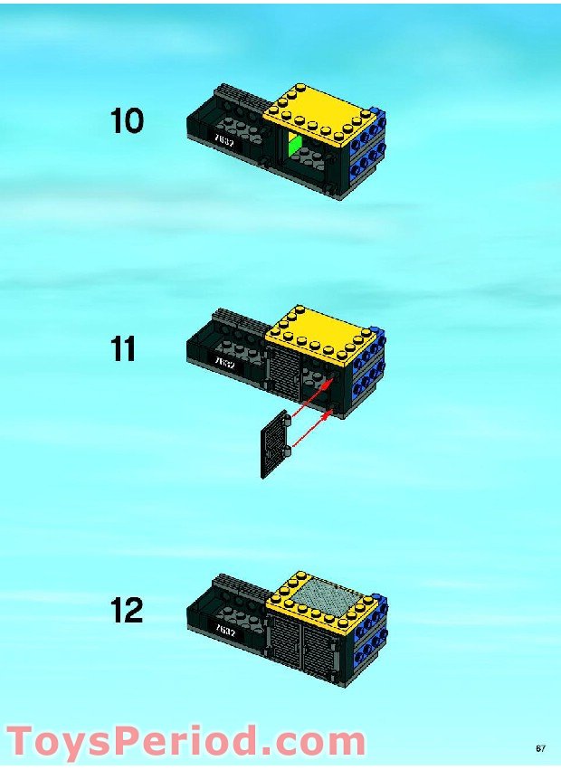 LEGO 7632 Crawler Crane Instructions and Parts List
