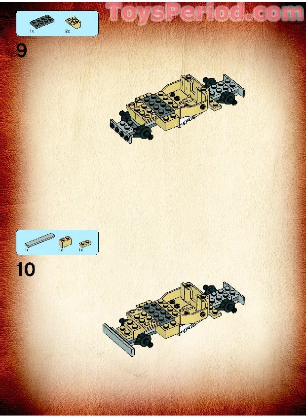 LEGO 7682 Shanghai Chase Instructions and Parts List