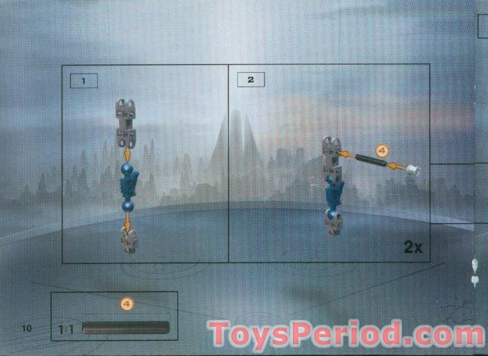 LEGO 8602 Toa Nokama Instructions and Parts List