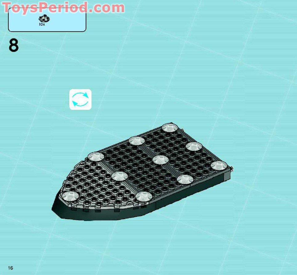 LEGO 8636 Mission 7: Deep Sea Quest Instructions and Parts List