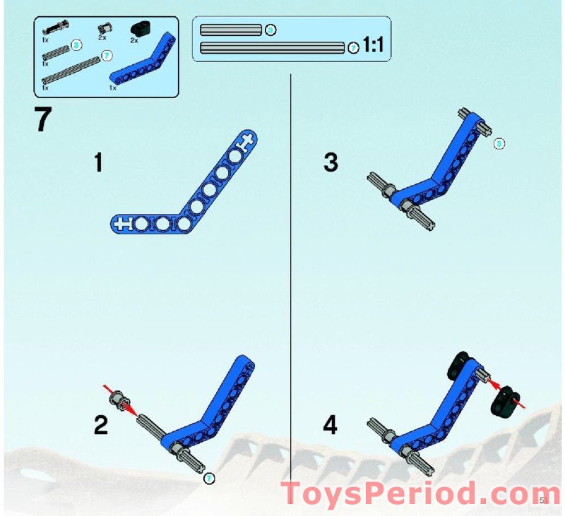 LEGO 8993 Kaxium V3 Instructions and Parts List