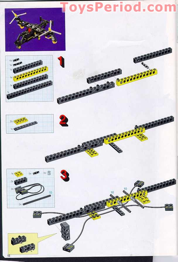 LEGO 8082 Multi Control Set Instructions and Parts List