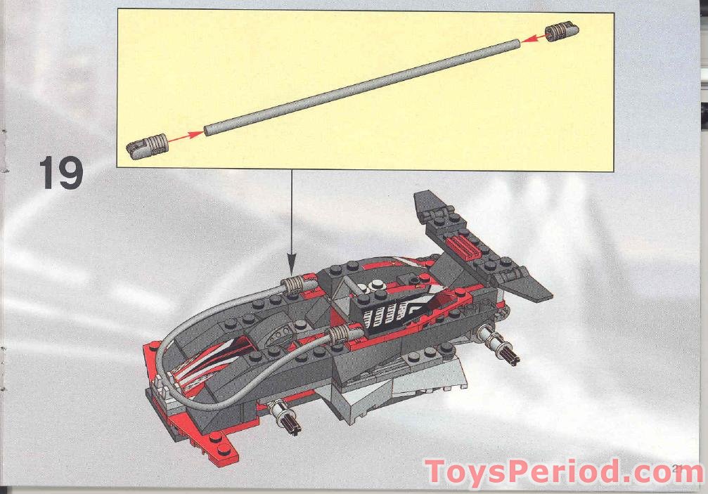 LEGO 8357 Zonic Strike Instructions and Parts List