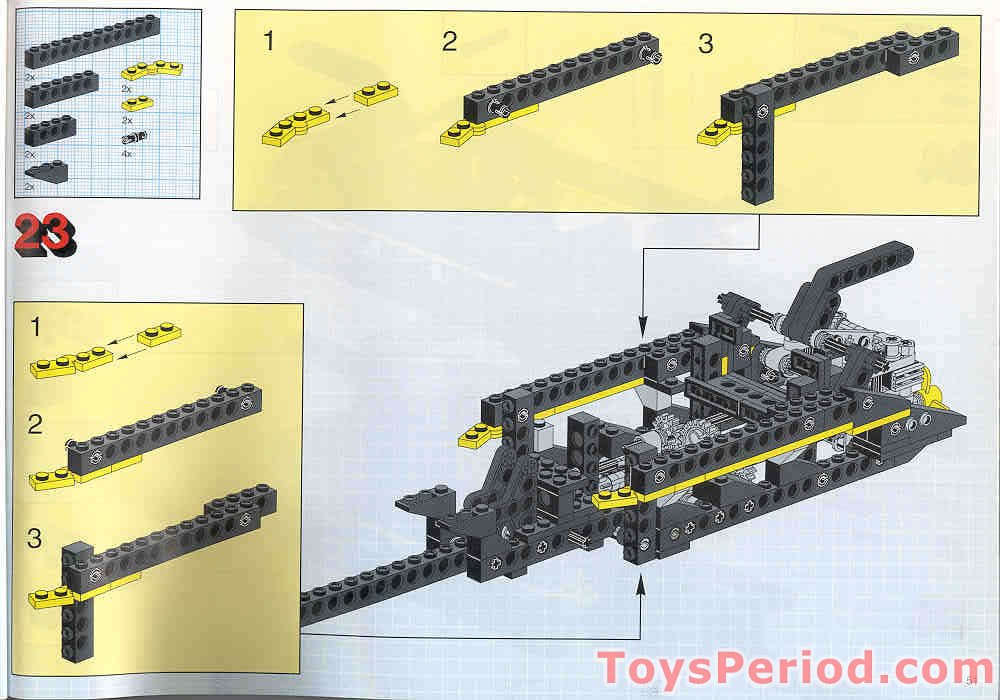 LEGO 8425 Black Hawk Instructions and Parts List