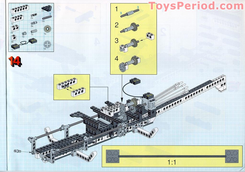 LEGO 8480 Space Shuttle Instructions and Parts List