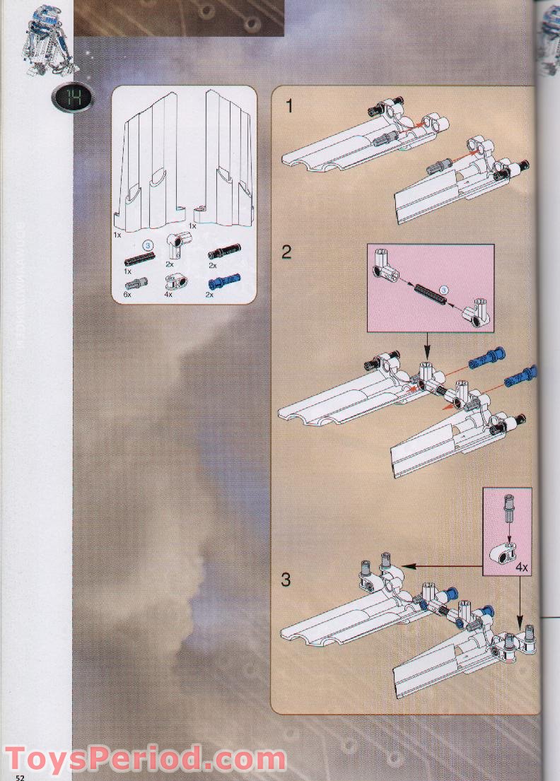 LEGO 9748 Droid Developer Kit Instructions and Parts List