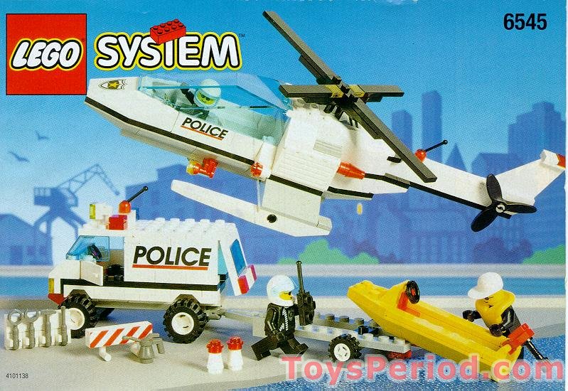 LEGO 6545 Search 'n' Rescue Instructions and Parts List