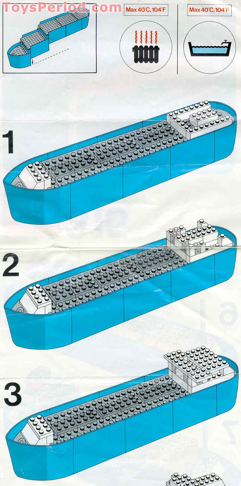 LEGO 315-2 Container Transport Ship Instructions and Parts List
