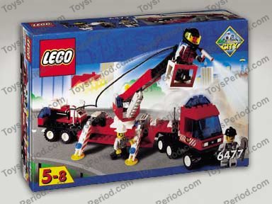 LEGO 6477 Firefighter's Lift Truck Instructions and Parts List