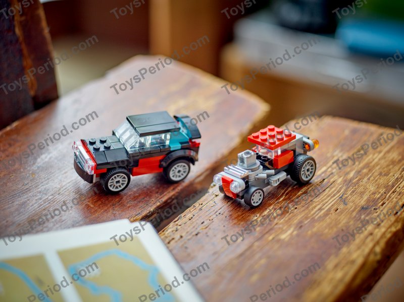 LEGO 31146 Flatbed Truck with Helicopter Set Parts List