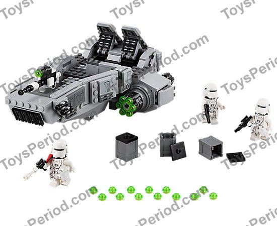 LEGO 75100 First Order Snowspeeder Set Parts List