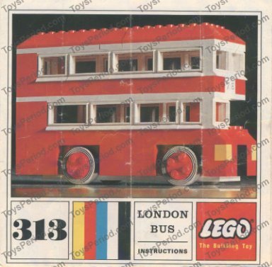 LEGO 313-1 London Bus Instructions and Parts List