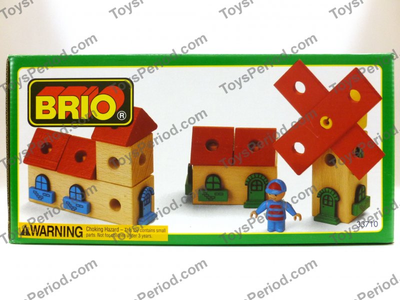 BRIO - BRIO 33710 Windmill Village Building Kit Wooden Rail Add-on