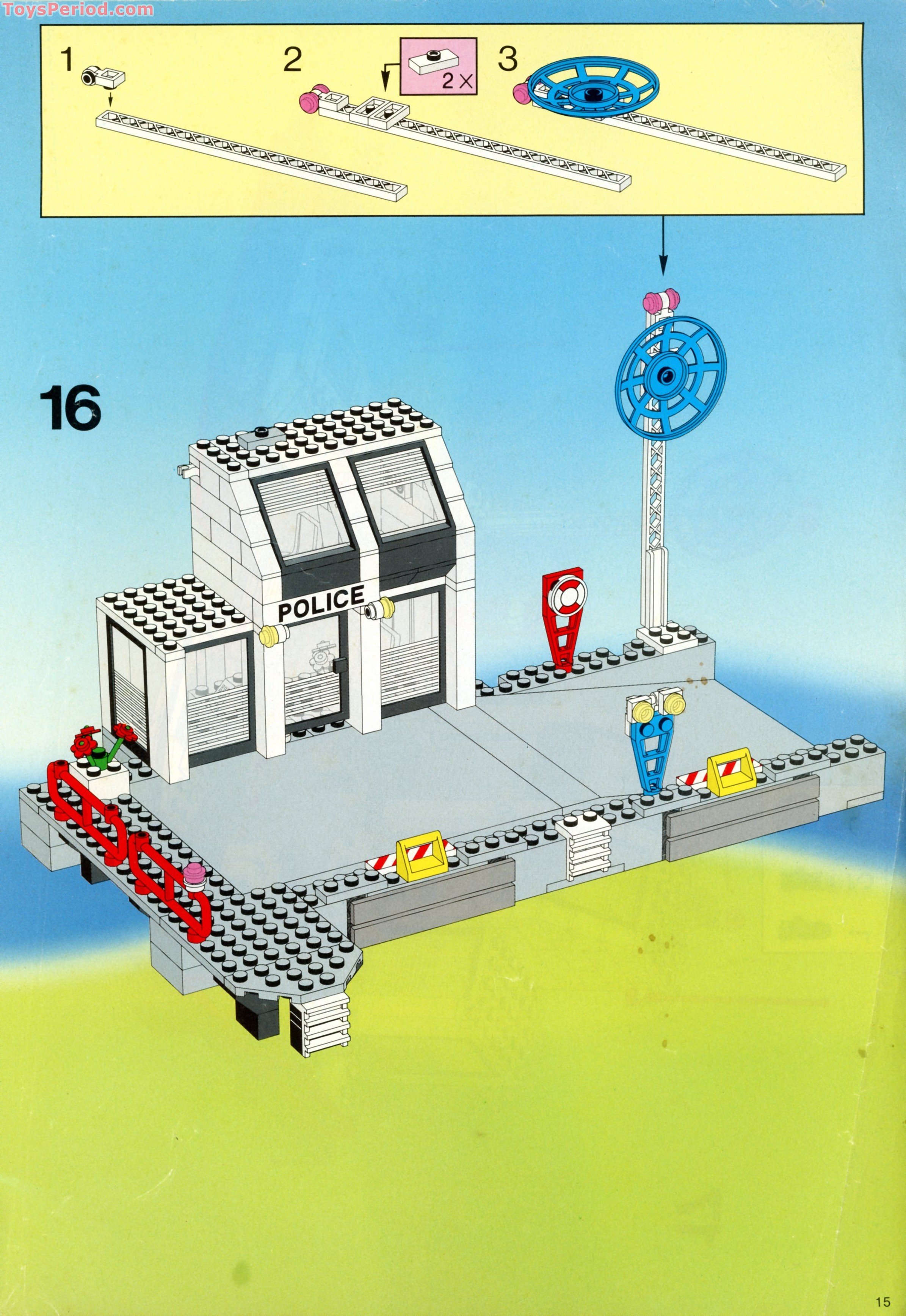 LEGO 6540 Pier Police Instructions and Parts List