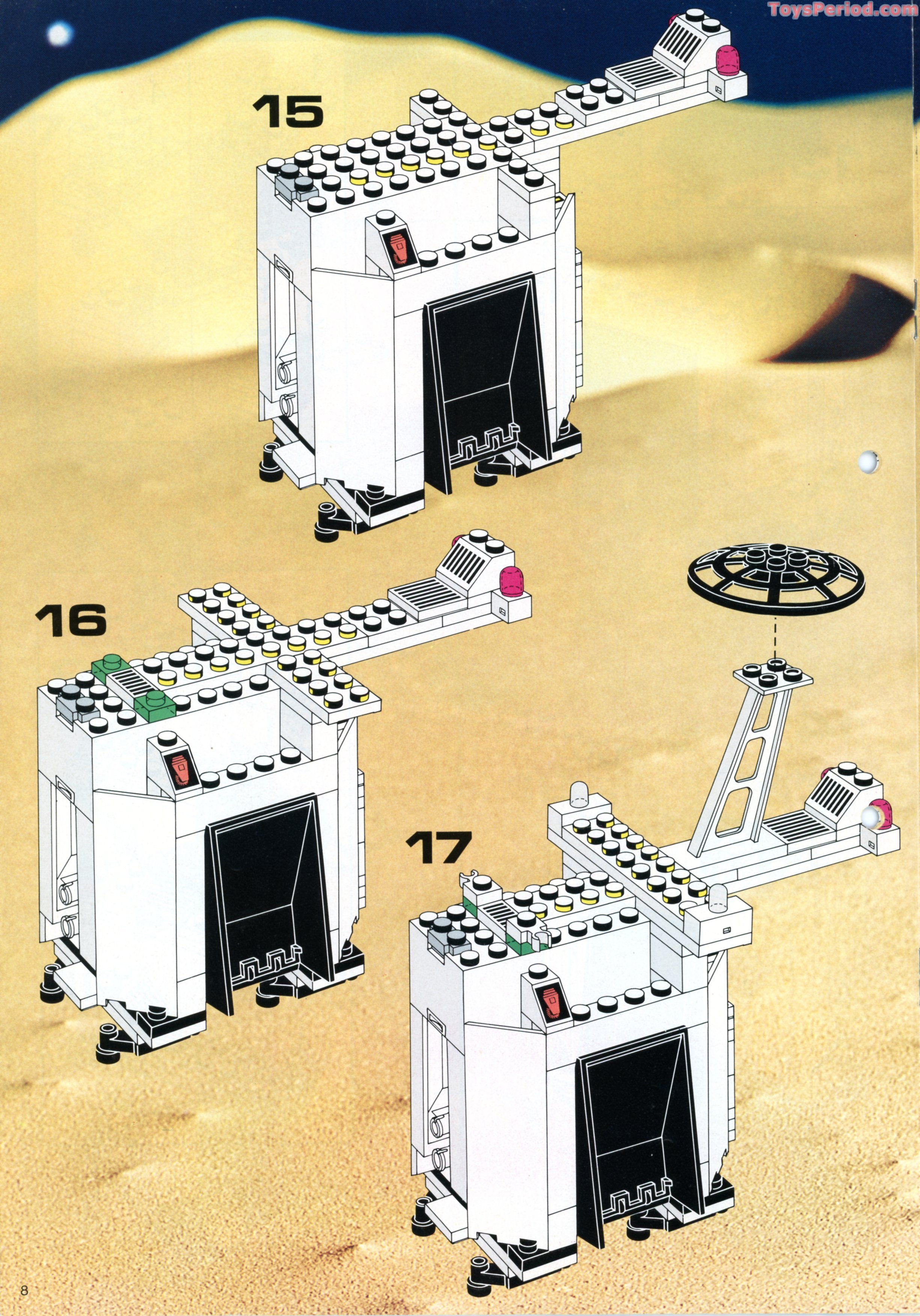 LEGO 6783 Sonar Transmitting Cruiser Instructions and Parts List