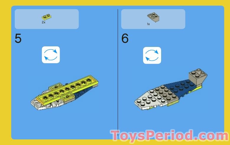 LEGO 6912 Super Soarer Instructions and Parts List