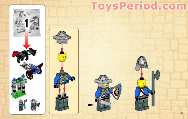 LEGO 70401 Gold Getaway Instructions and Parts List