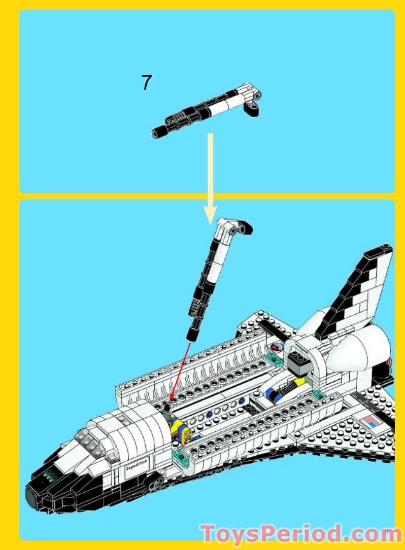 LEGO 10231 Shuttle Expedition Instructions and Parts List