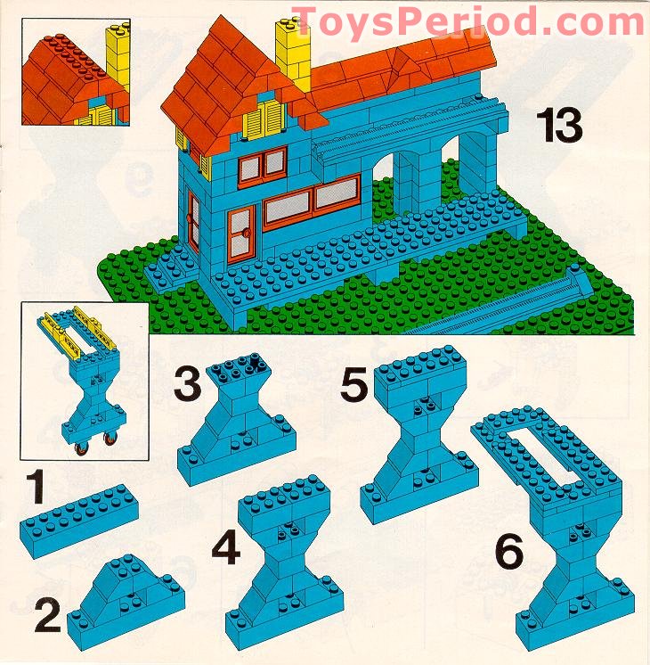 LEGO 402-1 Universal Building Set Instructions and Parts List