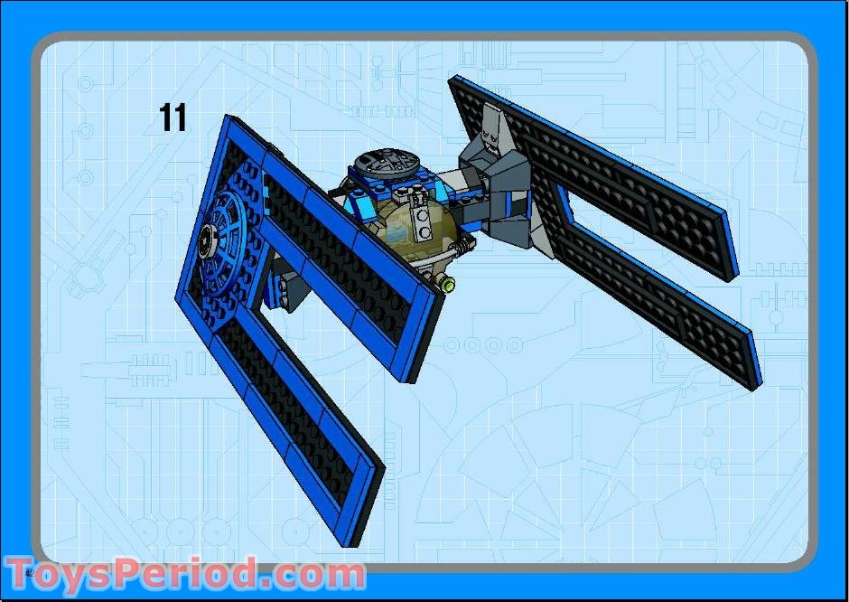 LEGO 10131 TIE Collection Instructions and Parts List