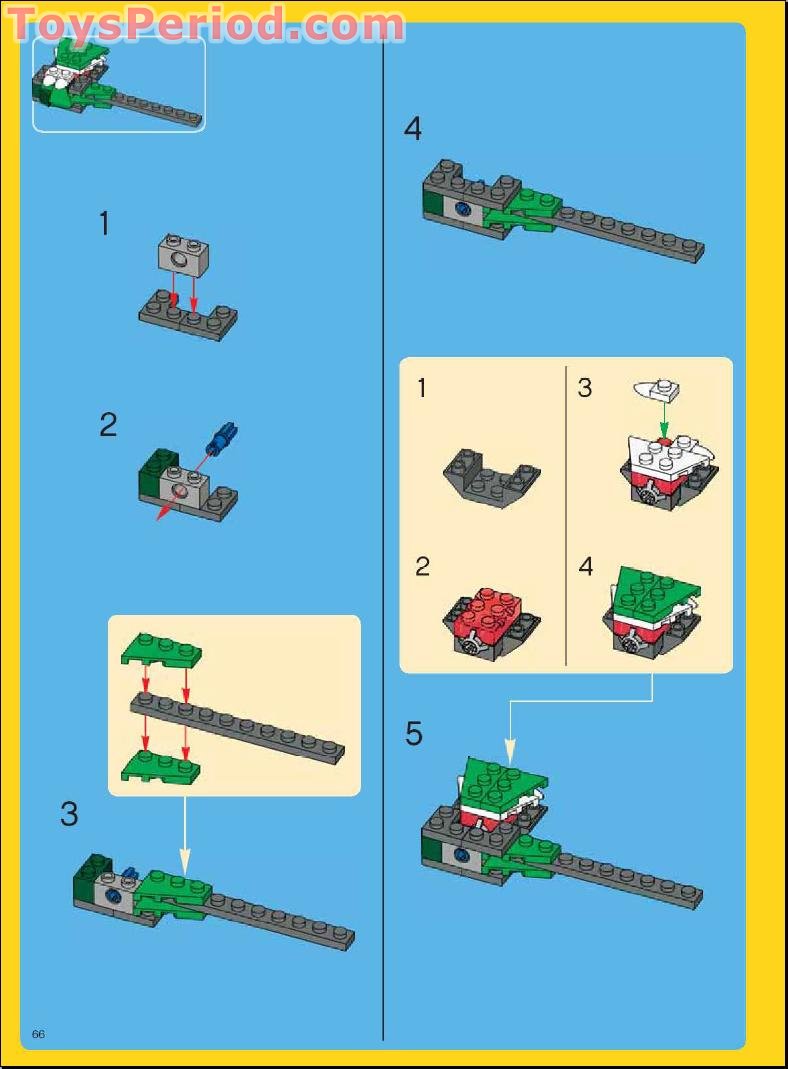 LEGO 4894 Mythical Creatures Instructions and Parts List