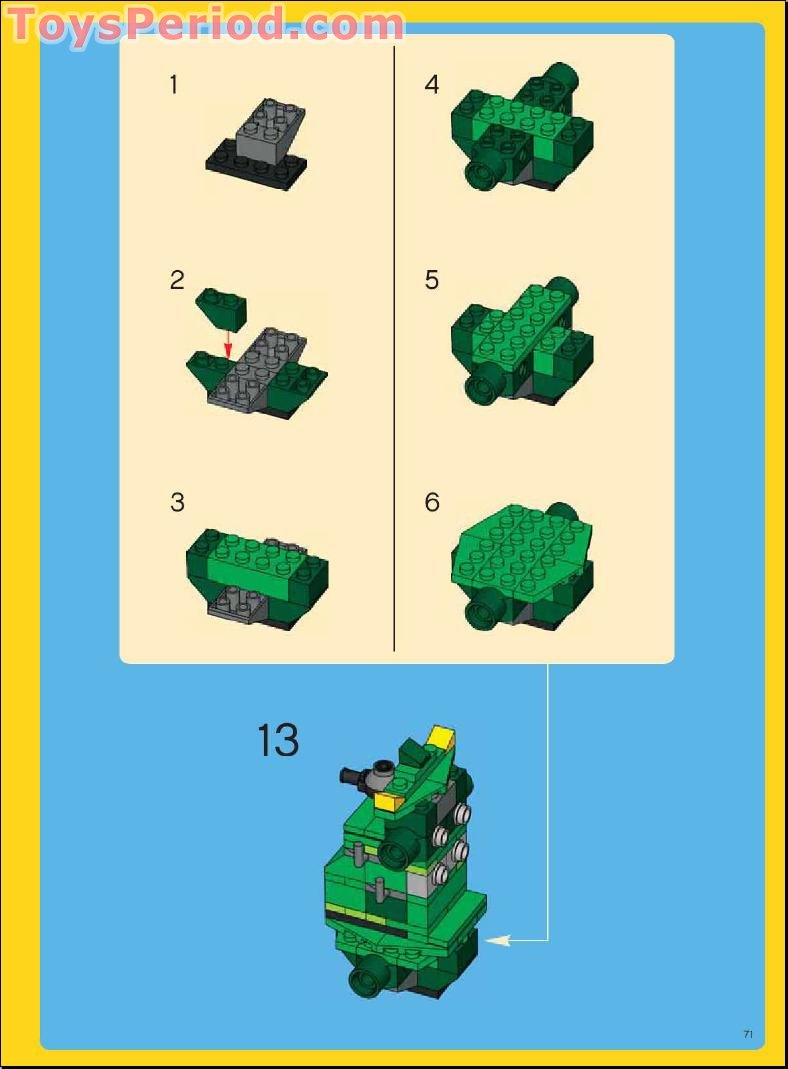 LEGO 4894 Mythical Creatures Instructions and Parts List