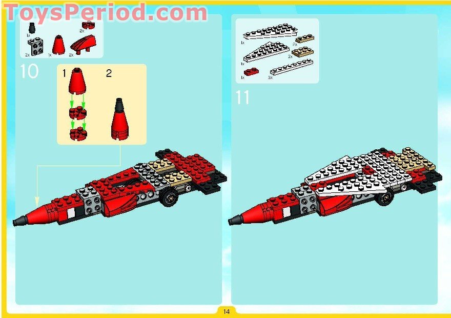 LEGO 4403 Air Blazers Instructions and Parts List