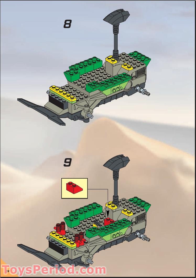 LEGO 4589 RC Nitro Flash Instructions and Parts List