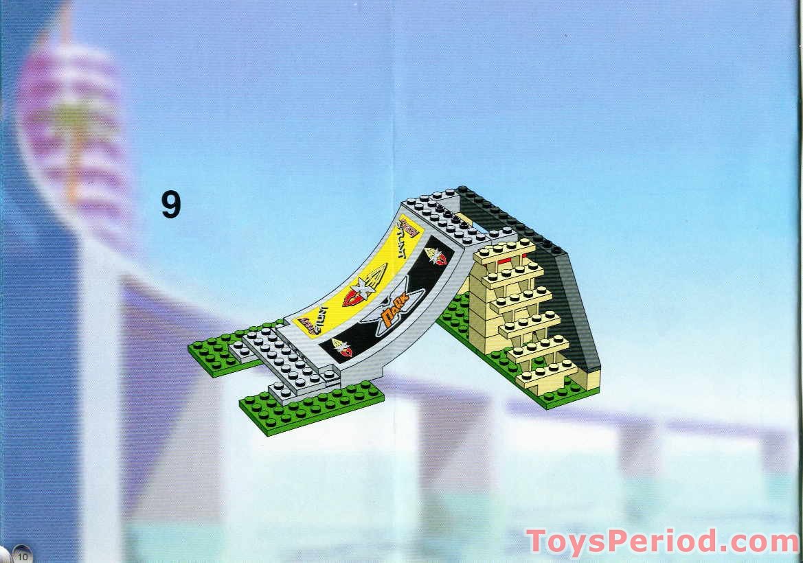 LEGO 6738 Skateboard Challenge Instructions and Parts List