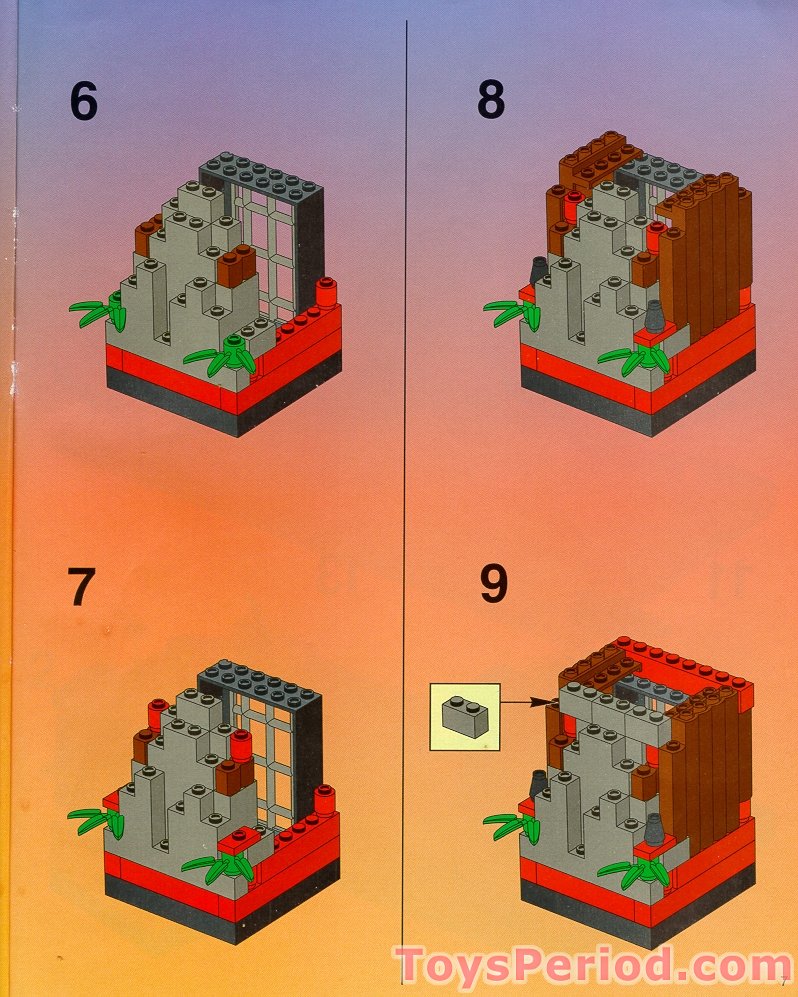LEGO 6088 Robber's Retreat Instructions and Parts List