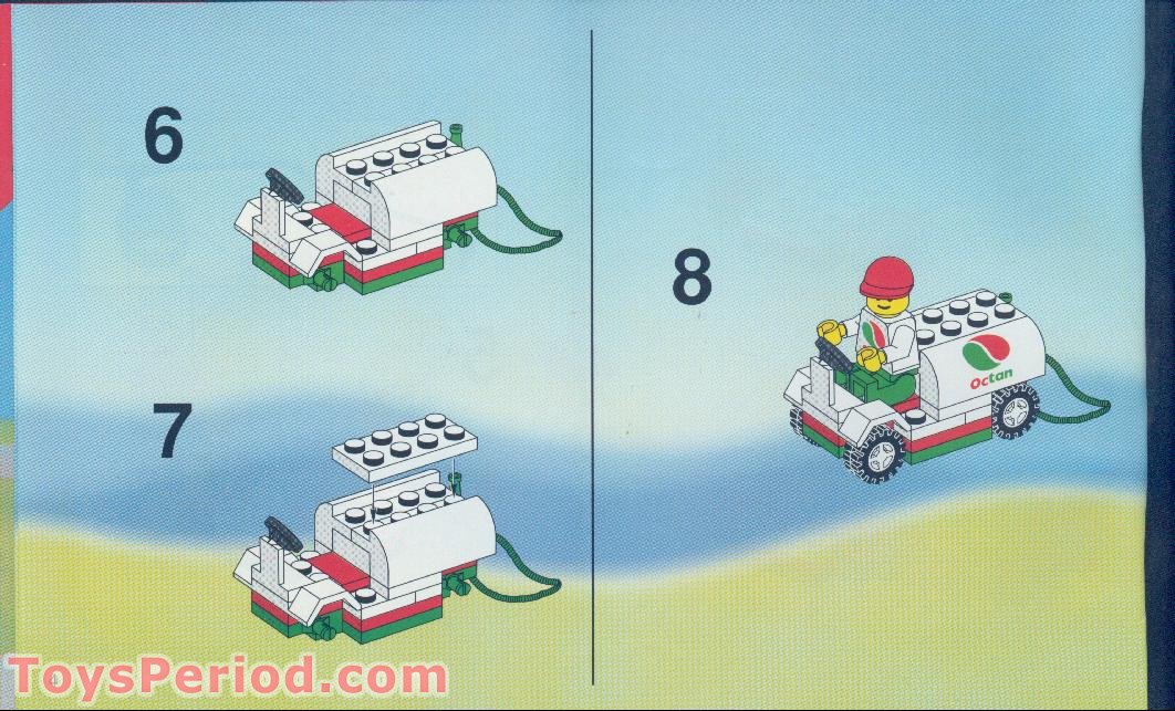 LEGO 6341 Gas 'n' Go Flyer Instructions and Parts List