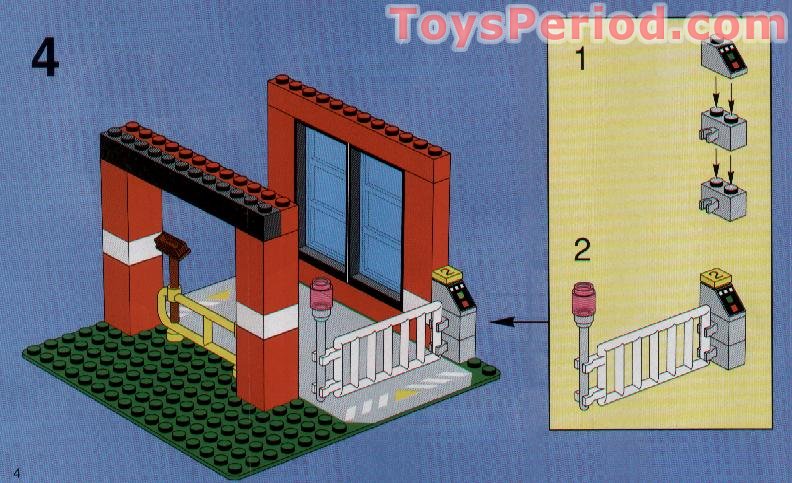 LEGO 6478 Fire Station Instructions and Parts List