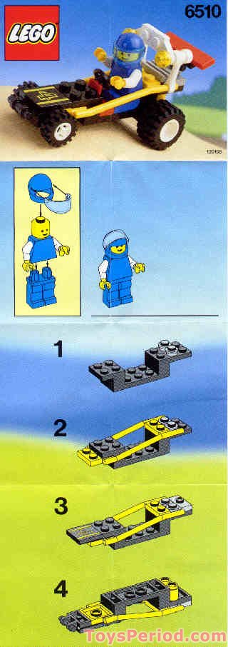 LEGO 6510 Mud Runner Instructions and Parts List