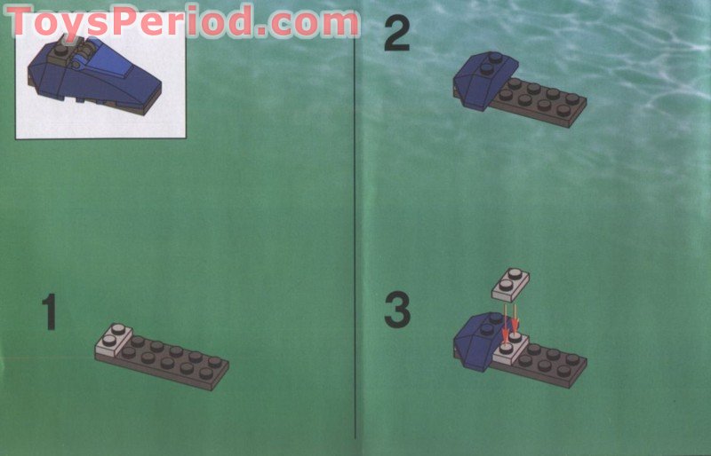 LEGO 7771 Angler Ambush Instructions and Parts List