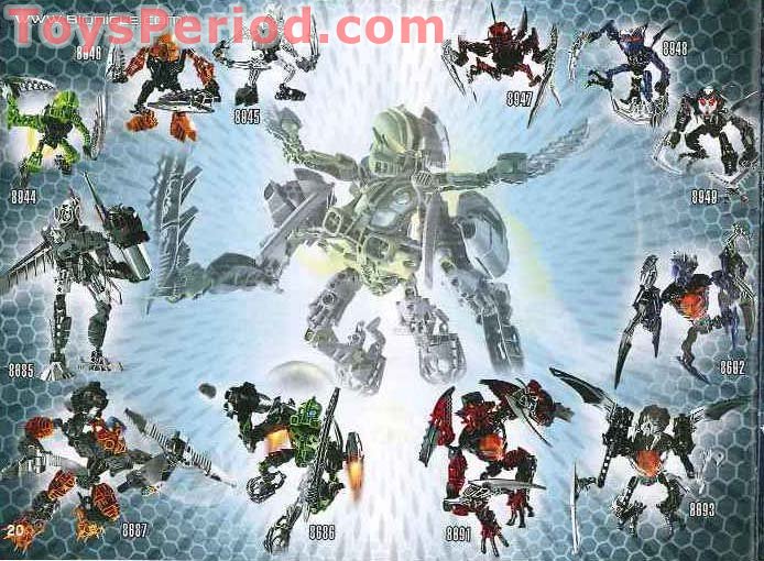 LEGO 8686 Toa Lewa Instructions and Parts List