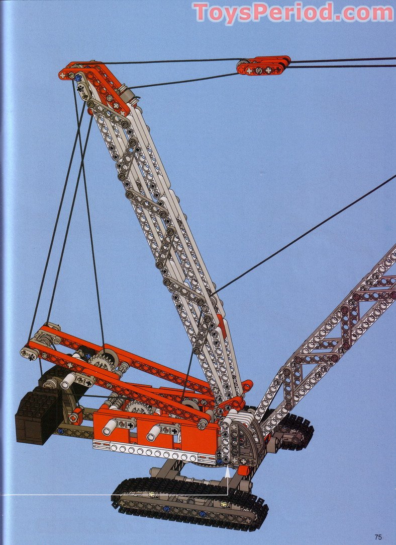 LEGO 8288 Crawler Crane Instructions and Parts List