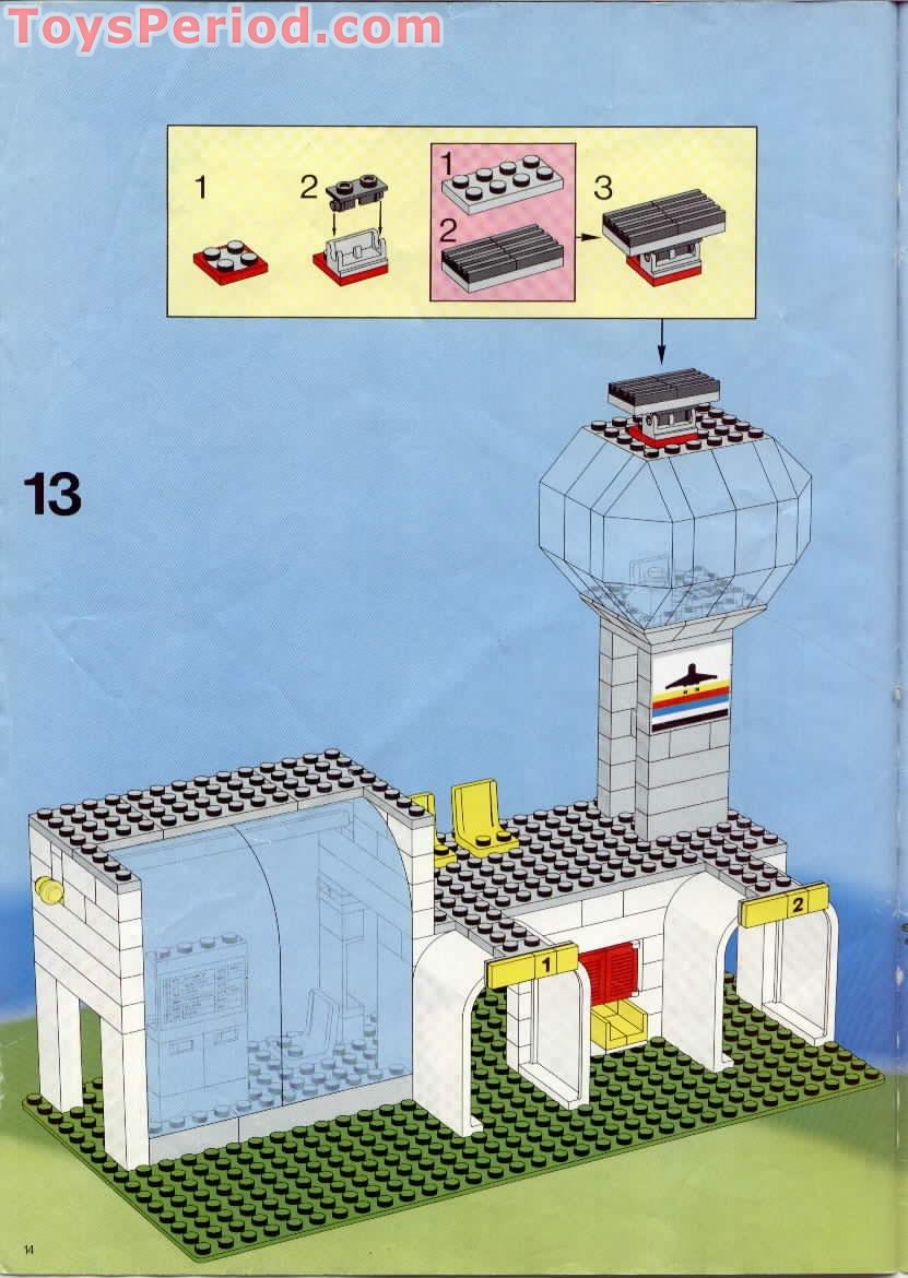 LEGO 6396 International Jetport Instructions and Parts List