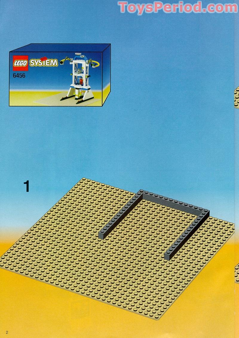LEGO 6456 Mission Control Instructions and Parts List
