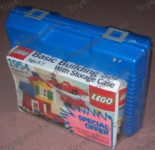 LEGO 1954-2 Basic Set with Blue Storage Case Parts List