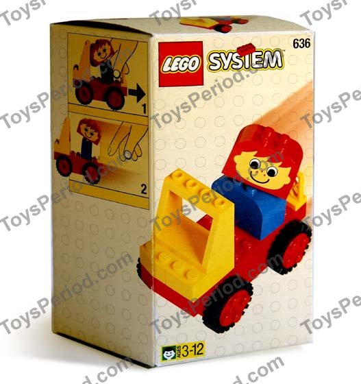 LEGO 636 Pull-Back Motor for 3 Plus Set Parts List