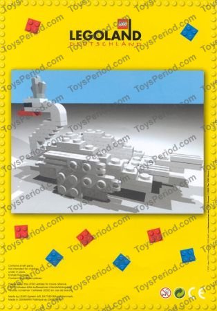 LEGO LLSWAN Swan (Legoland Deutschland) Set Parts List