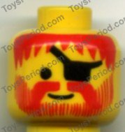 LEGO Sets with Part 3626bpx80 Minifig Head with Eyepatch, Red Hair and ...