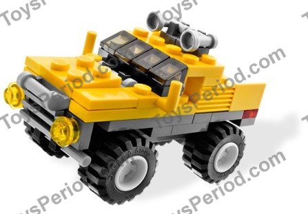 LEGO 6742 Mini Jeep Instructions and Parts List