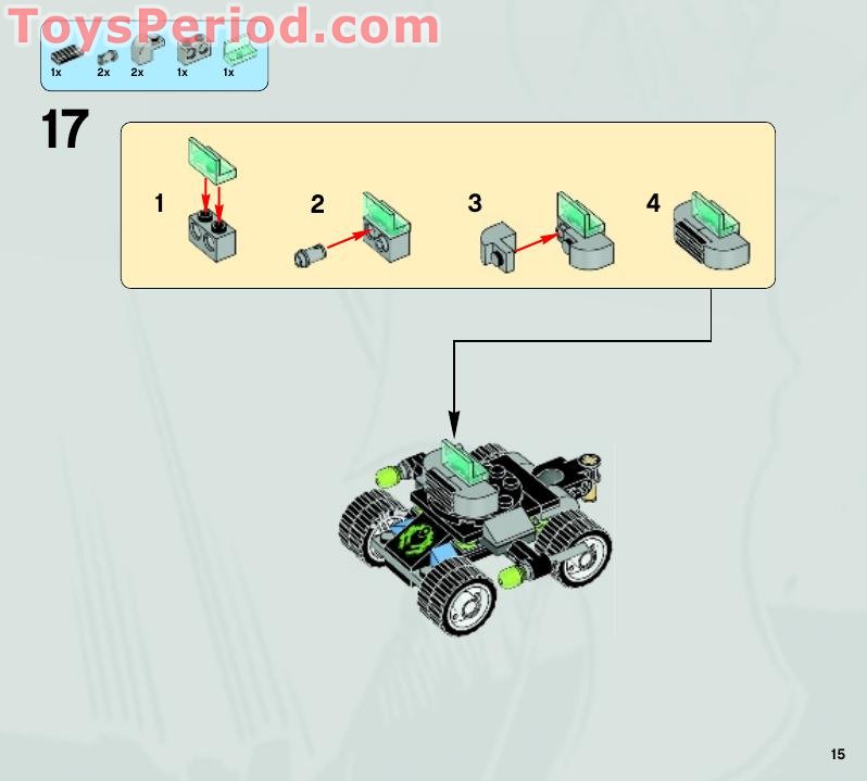 LEGO 6873 Spider-Man's Doc Ock Ambush Instructions and Parts List
